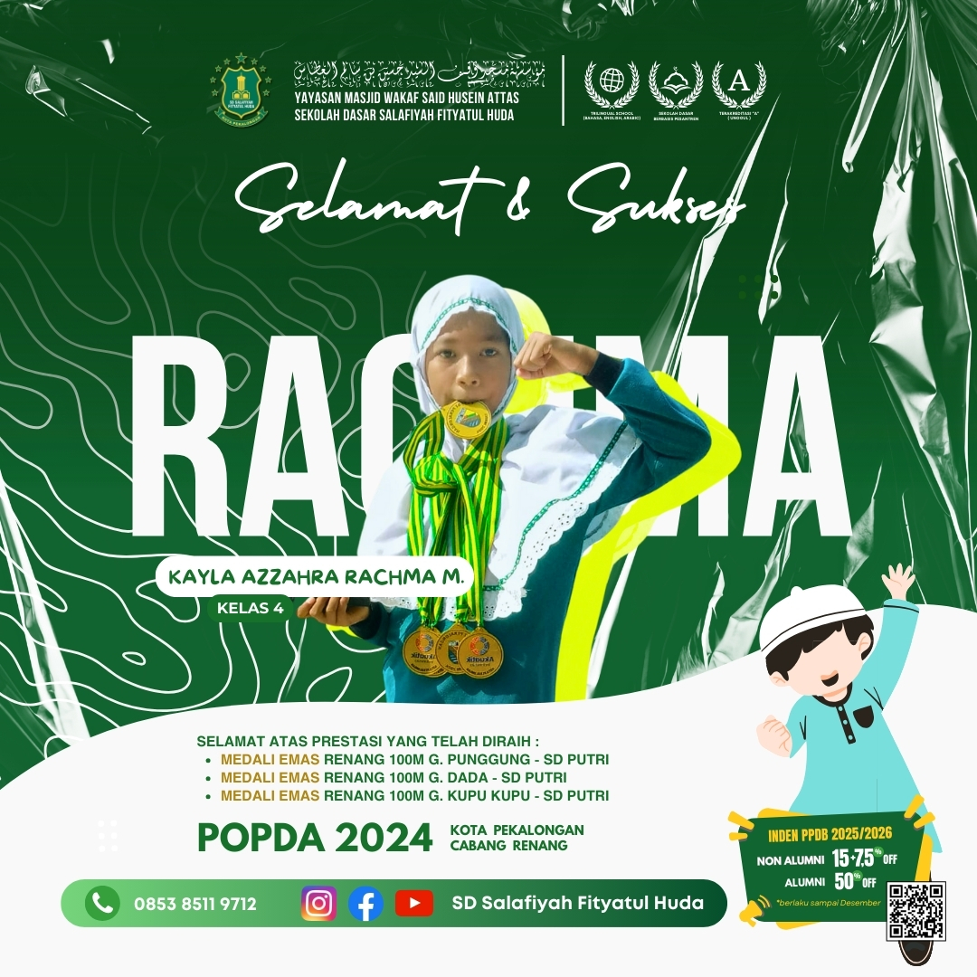 Rachma meraih 3 medali emas pada POPDA Tingkat Kota Pekalongan 2024 ...