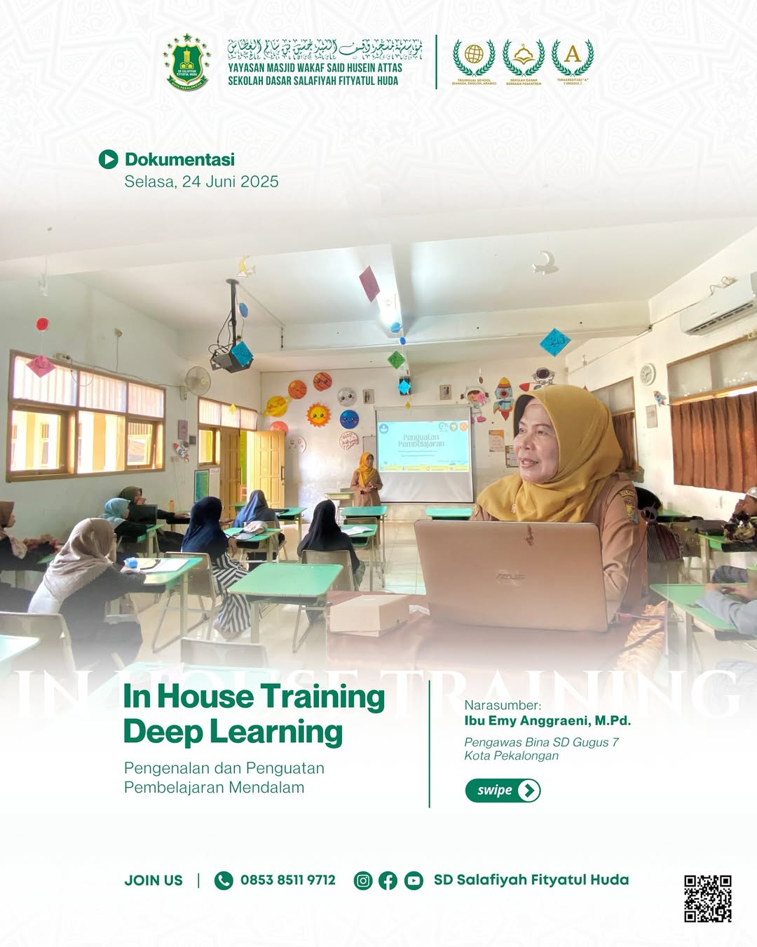 In House Training “Penguatan Pembelajaran Mendalam (Deep Learning)” SD ...